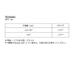 【Patterns】The Workaday – Sail & Thread