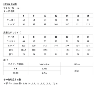 【Patterns】Elmer Pants – Sail & Thread